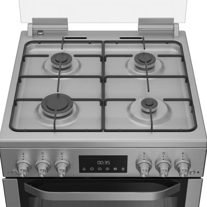 Hotpoint HDG6GDCX Gas Double Cooker 60cm Stainless Steel – Carters Direct